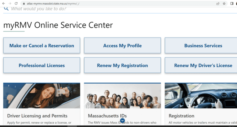 Cómo hacer una cita en DMV de Massachusetts - DMVservicios